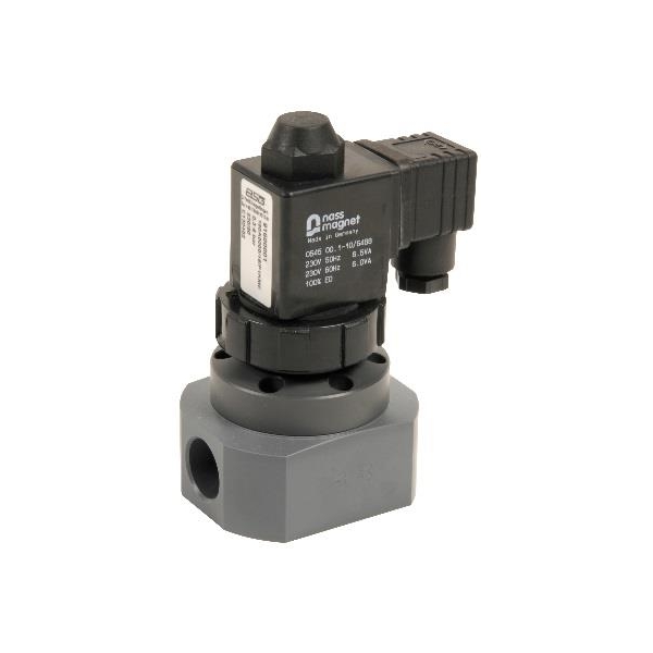 EV160 - Ventil electromagnetic PVC-U - PP - PTFE - VANE INDUSTRIALE