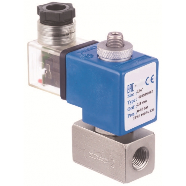 6015 - Electroventil inox 3 cai - VANE INDUSTRIALE